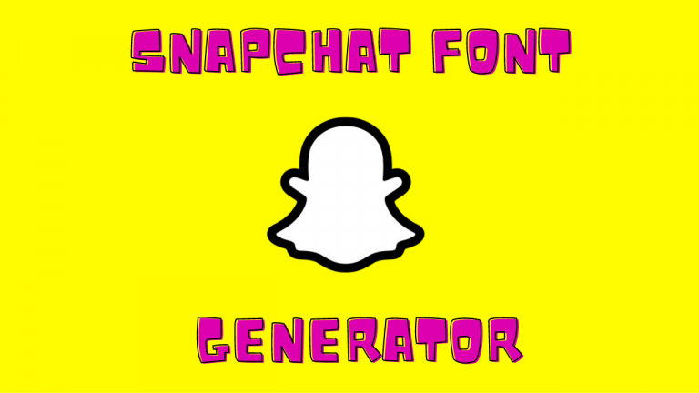 Snapchat Font Generator (Copy & Paste) – Font Online